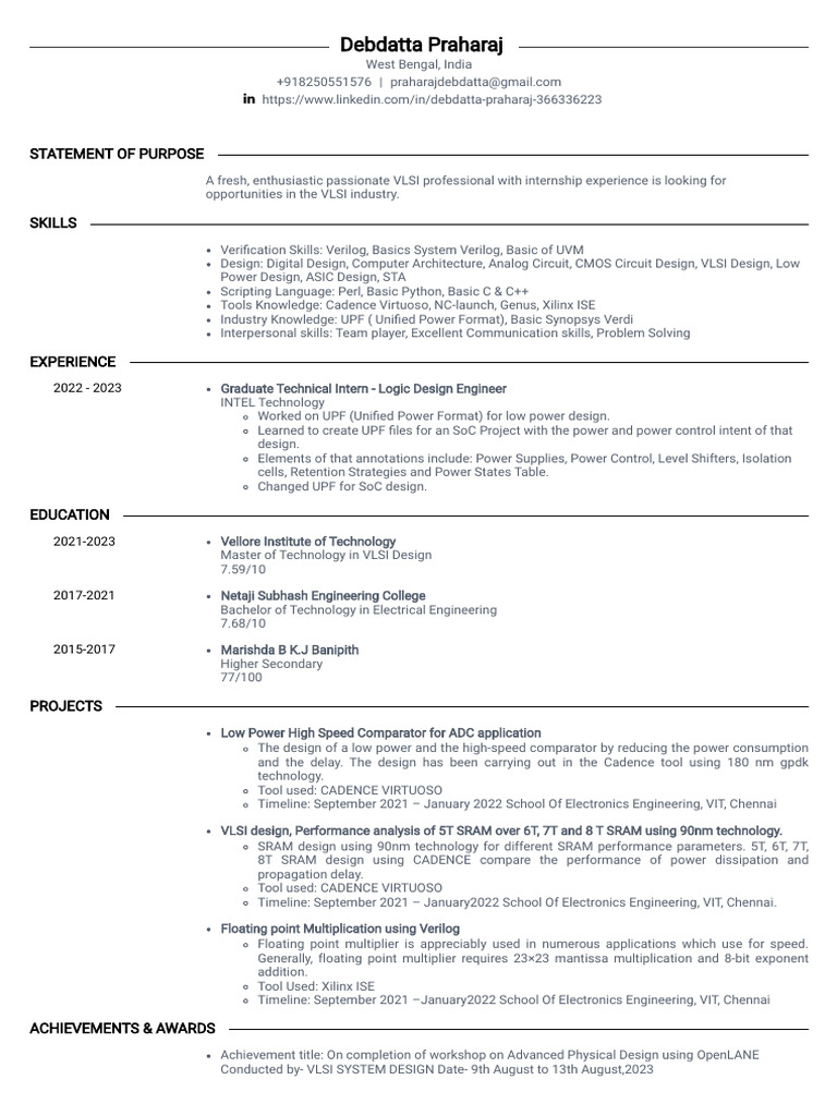 CV_2024030510145524 | PDF | Electronic Engineering | System On A Chip
