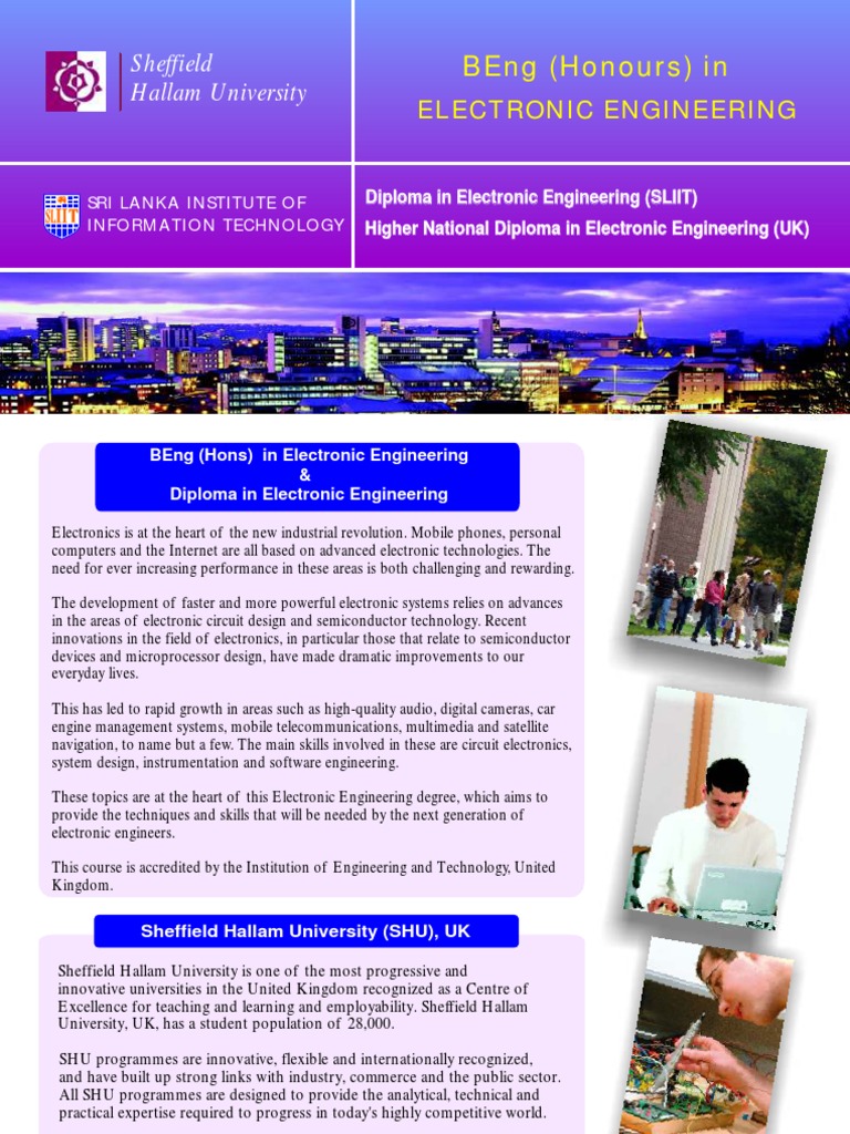 BEng (Hons) in Electronic Engineering | PDF | Electronic Engineering ...