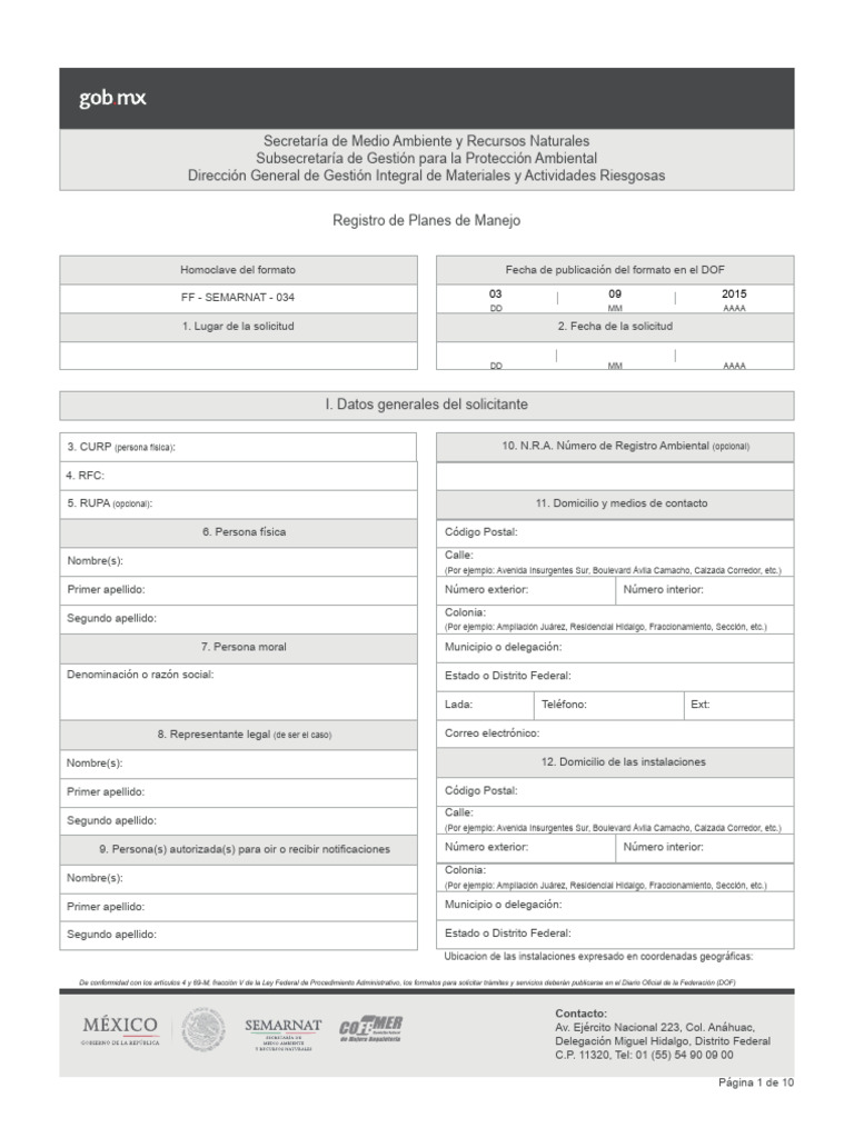 5. FF-SEMARNAT-034-SEMARNAT-07-024 | PDF | Residuos | Reciclaje