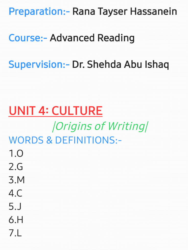 Advanced Reading 2 | PDF