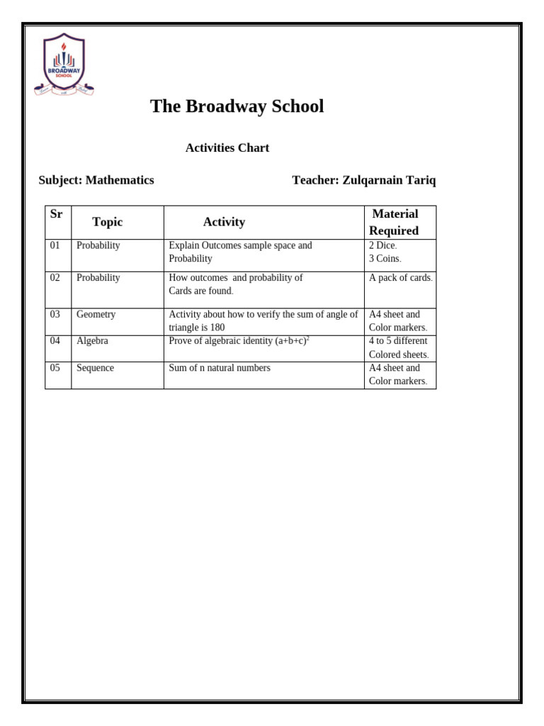 Grade 8 Physics Activities-1 | PDF