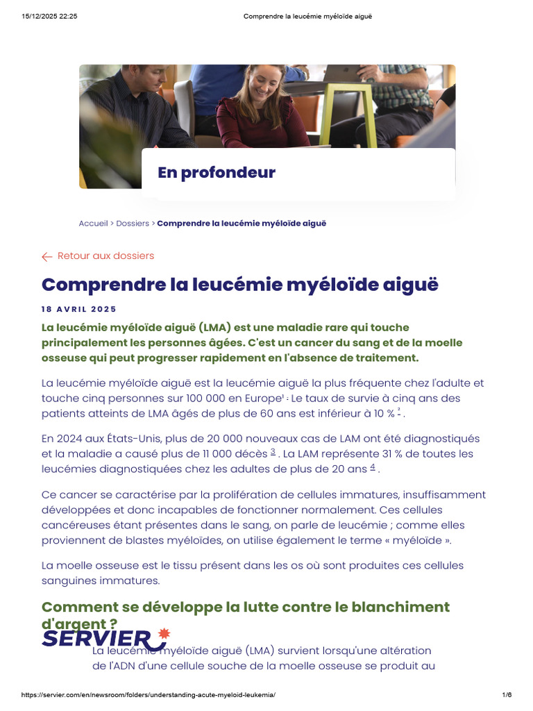 Leucémie myéloïde aiguë : Comprendre la maladie | PDF | Leucémie | Cancer
