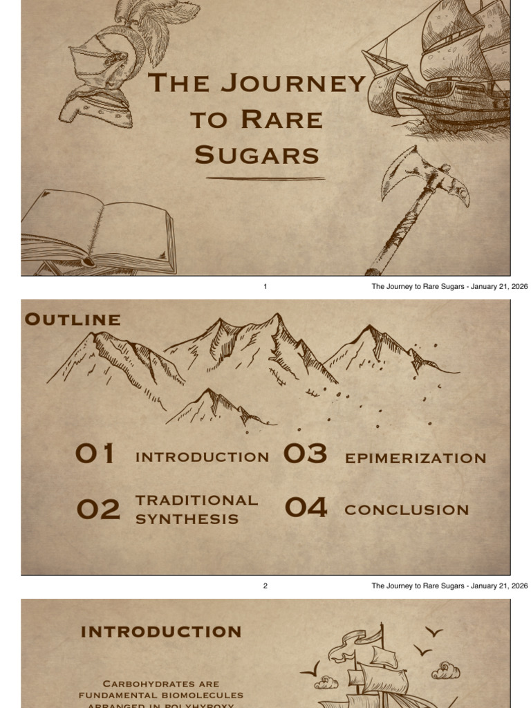 The Journey to Rare Sugars | PDF | Carbohydrates | Nuclear Magnetic ...