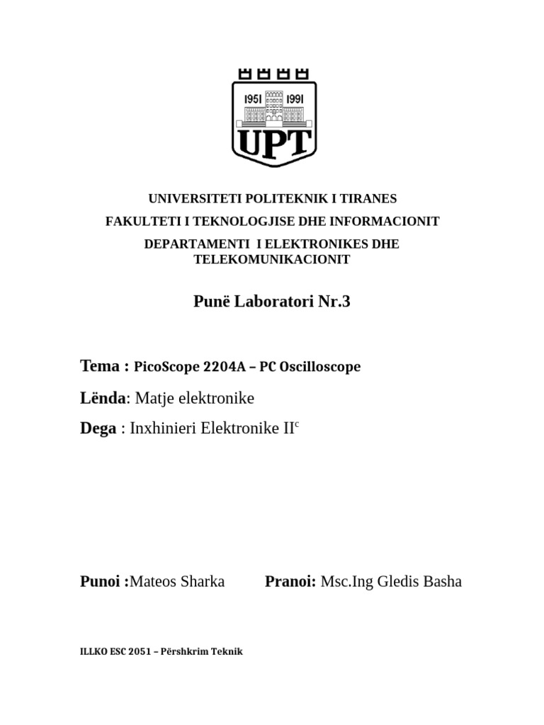 ILLKO ESC 2051 Pa Headers Me Tabela | PDF