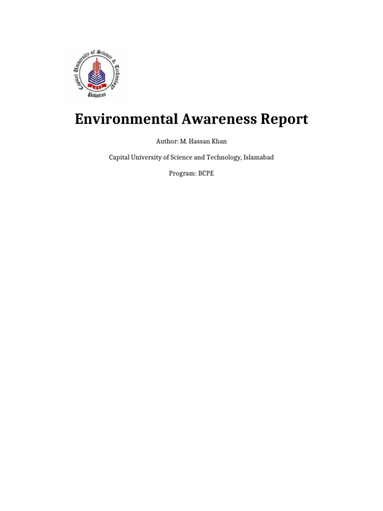 Environment Report | PDF