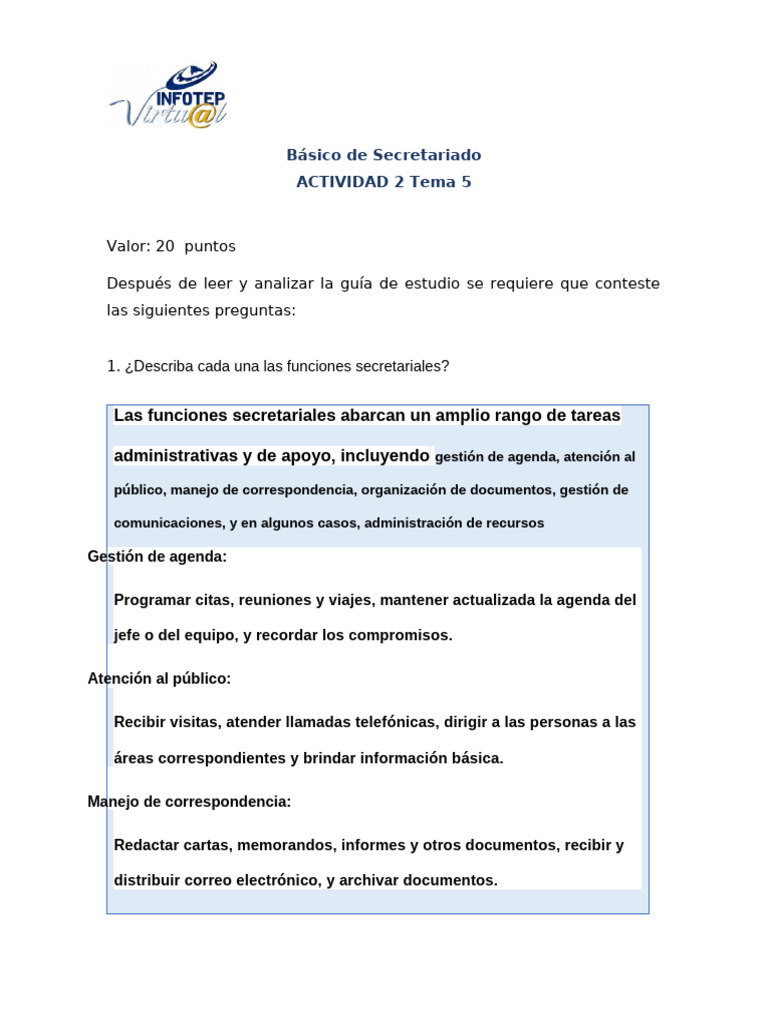 Actividad 2 TEMA 5 protocolo | PDF