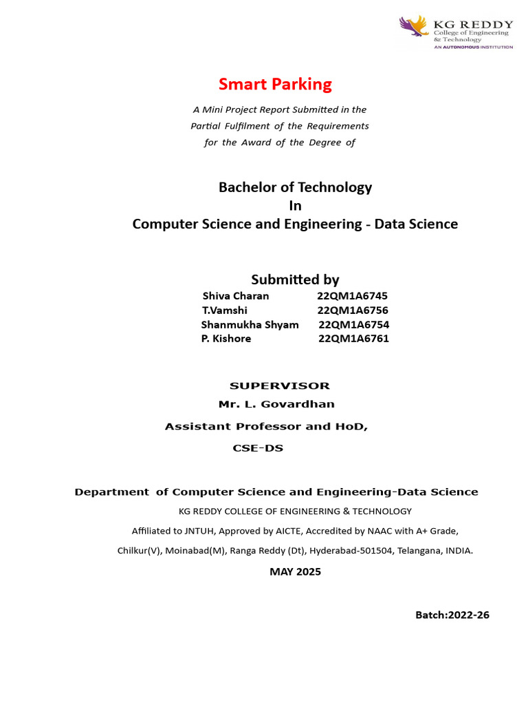 Smar Parking Mini 123 | PDF | Databases | Parking