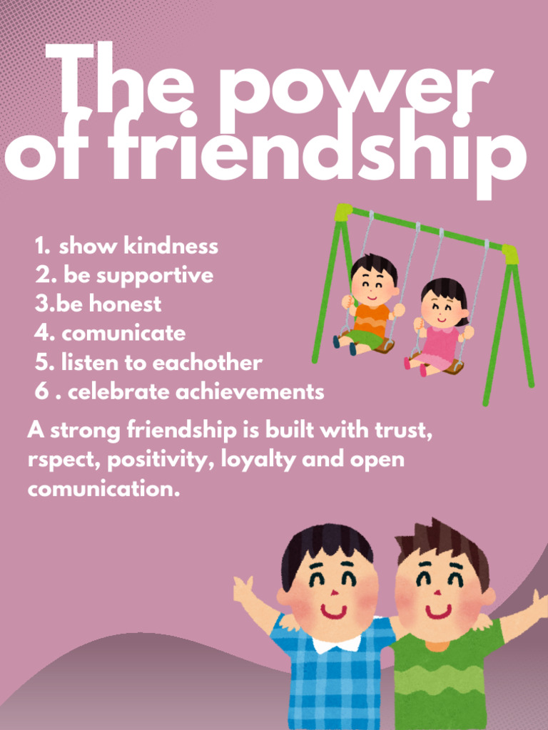 Building Strong Friendships Tips | PDF