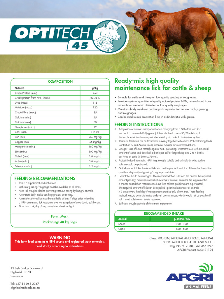 Afgri Af Optitech 45 | PDF