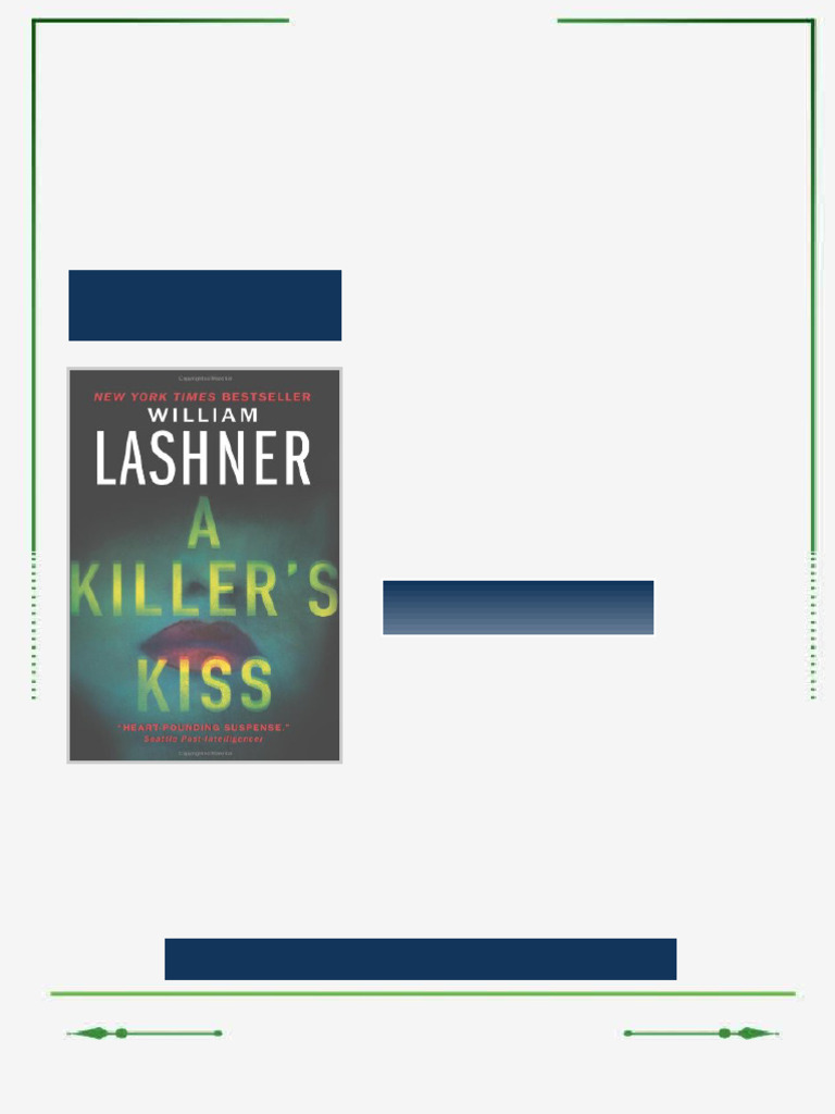 A Killer S Kiss William Lashner Ebook Always Accessible Version | PDF ...