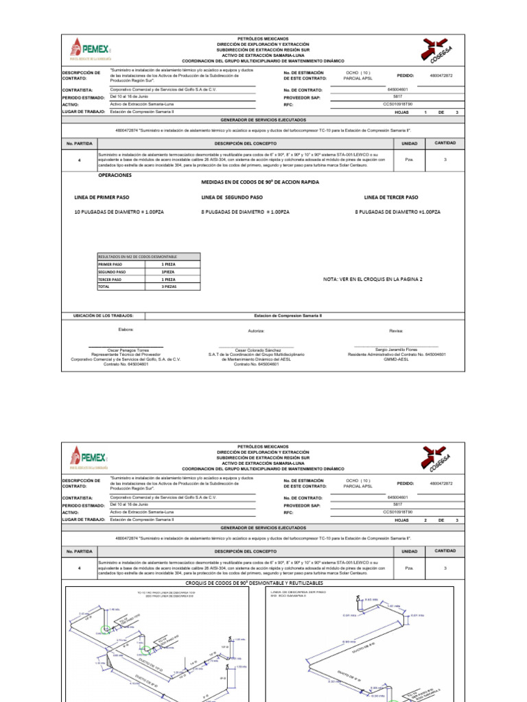 Generador de Obra Tc-10!08!07-25 | PDF | Tubería (transporte de fluidos) | Física Aplicada e ...
