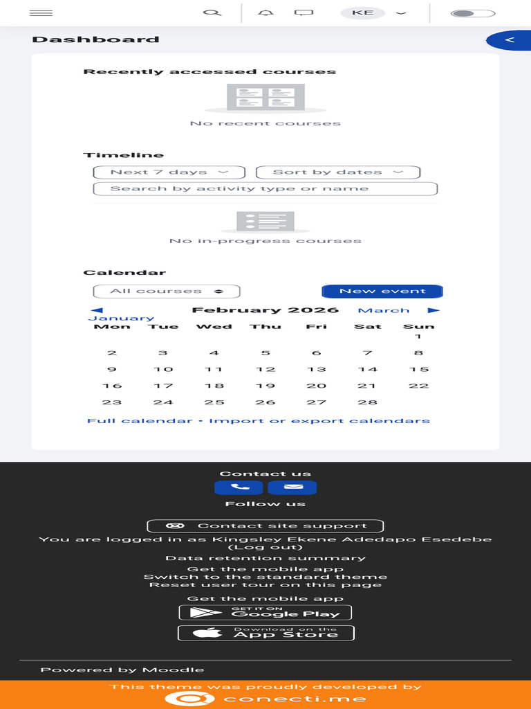 Dashboard UI LMS | PDF