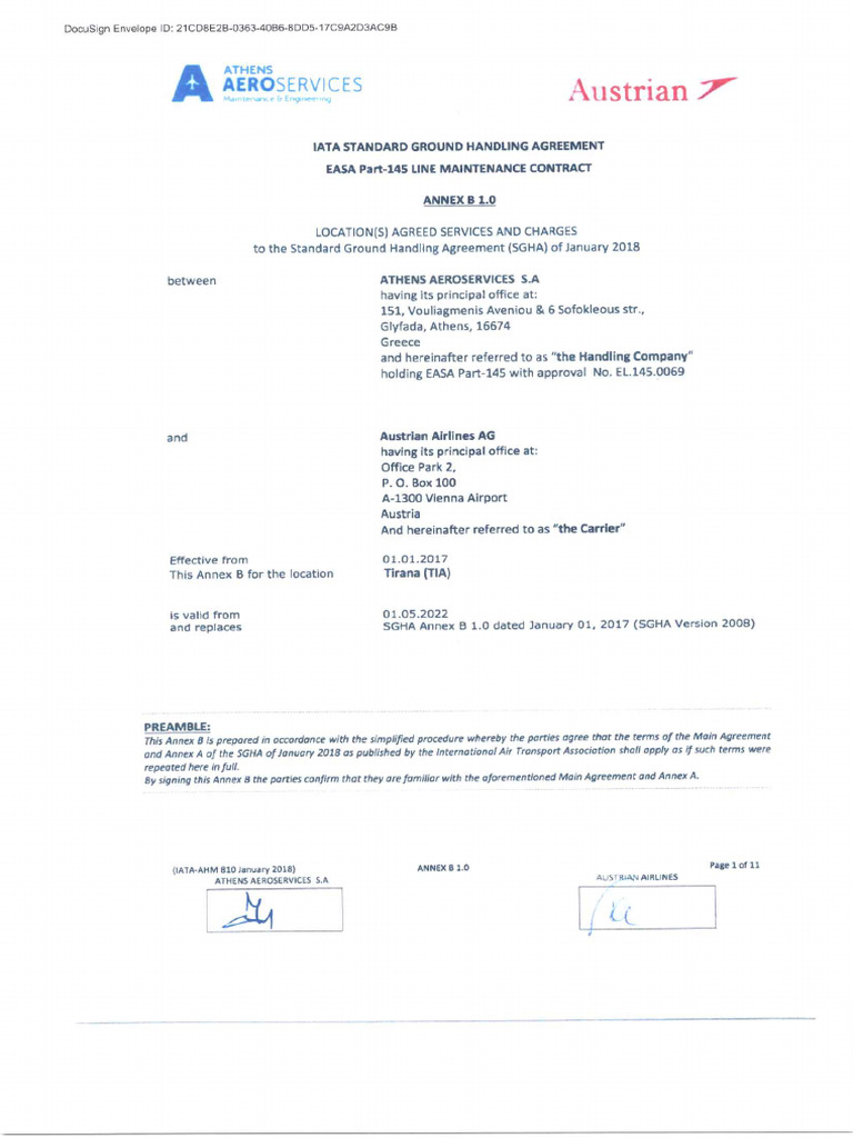 Aircraft Handling Charges Overview | PDF | Transport | Aircraft