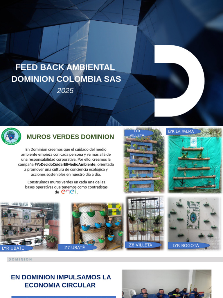 FEED BACK AMBIENTAL | PDF | Sustentabilidad | Entorno natural