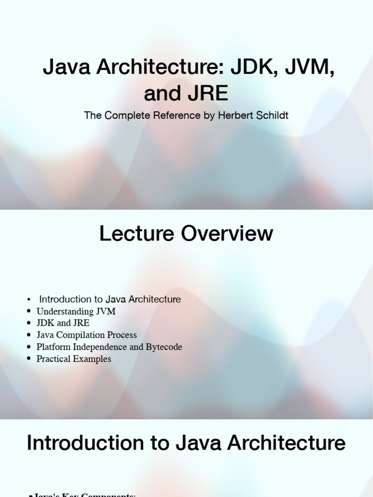 Java Architecture _ JDK, JVM and JRE | PDF | Java Virtual Machine | Java (Programming Language)