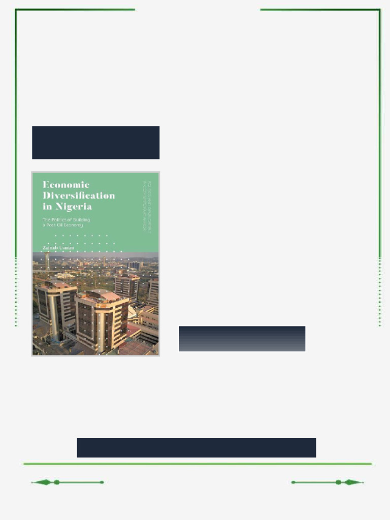Economic Diversification in Nigeria: The Politics of Building a Post ...