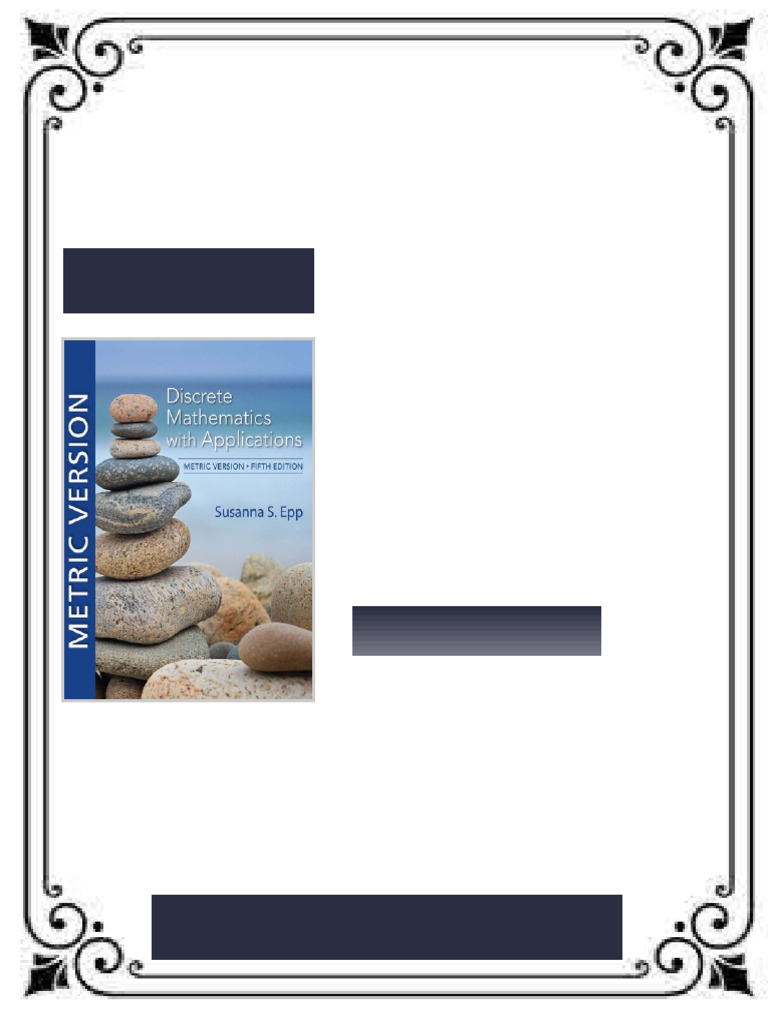 Discrete Mathematics with Applications: Metric Version, Fifth Edition Susanna S. Epp eBook ...