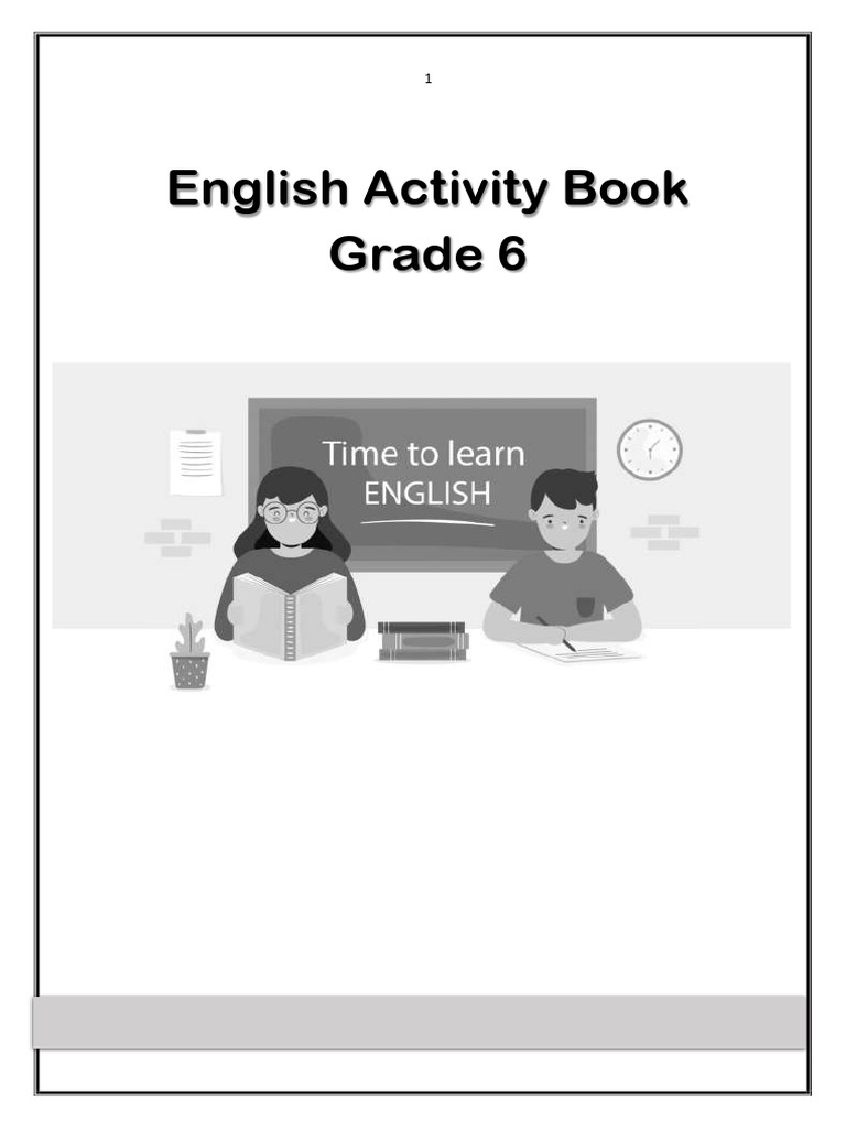 Grade 6 Grammar Activity Book (1) | PDF | Linguistics