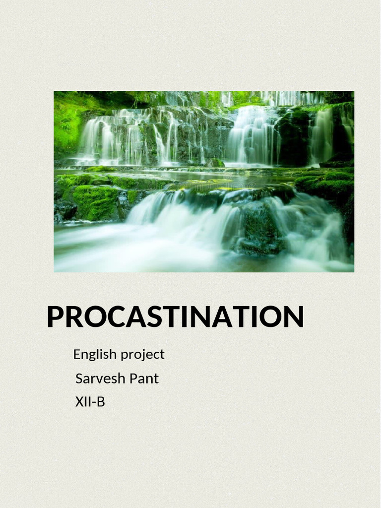 PROCASTINATION 111-1 | PDF | Professional Skills | Procrastination