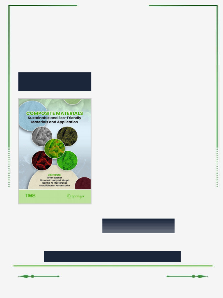 Composite Materials Sustainable and Eco Friendly Materials and ...