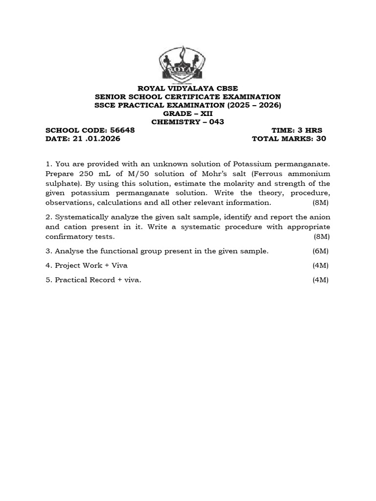 Final Lab Question Paper | PDF