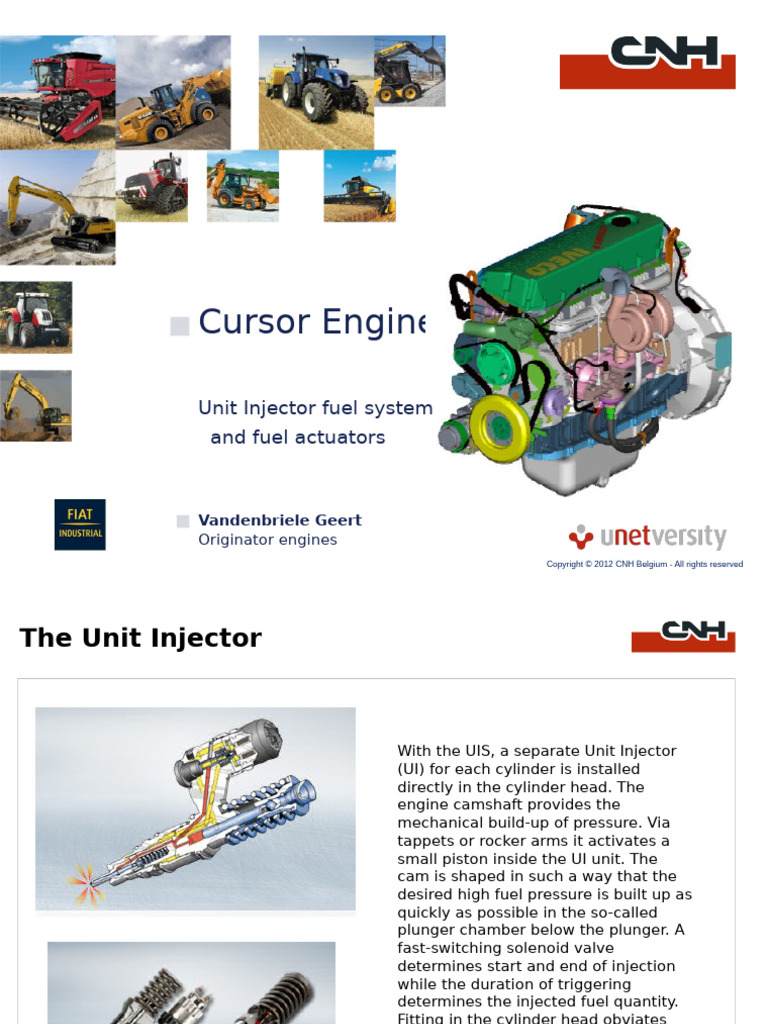 Unit Injector Fuel System Overview | PDF | Fuel Injection | Pump