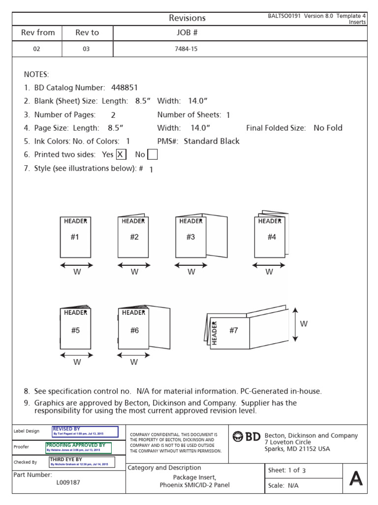 448851 Phoenix Panel Strp 2 Package Insert[7063] | PDF | Biología ...