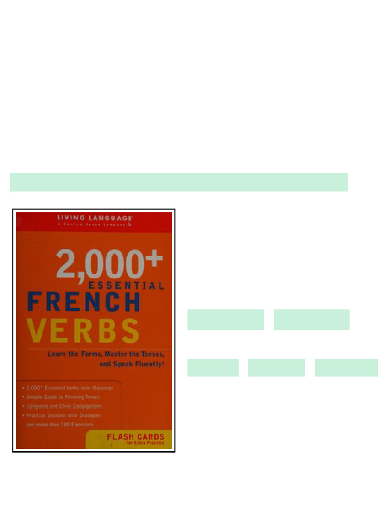 2,000+ essential French verbs : learn the forms, master the tenses, and ...