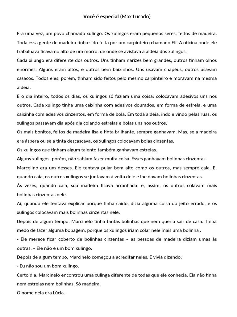 Você é Especial - Max Lucado | PDF