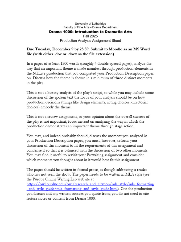 Production Analysis Paper | PDF