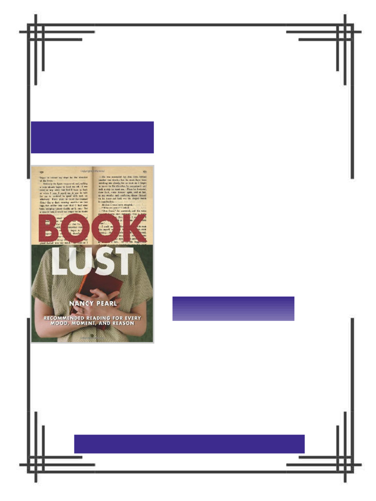 Book Lust Recommended Reading for Every Mood Moment and Reason Nancy ...