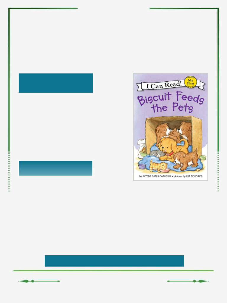 Biscuit Feeds the Pets Alyssa Satin Capucilli eBook manual edition | PDF