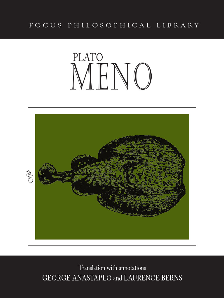 Plato - Meno | PDF | Plato | Socrates