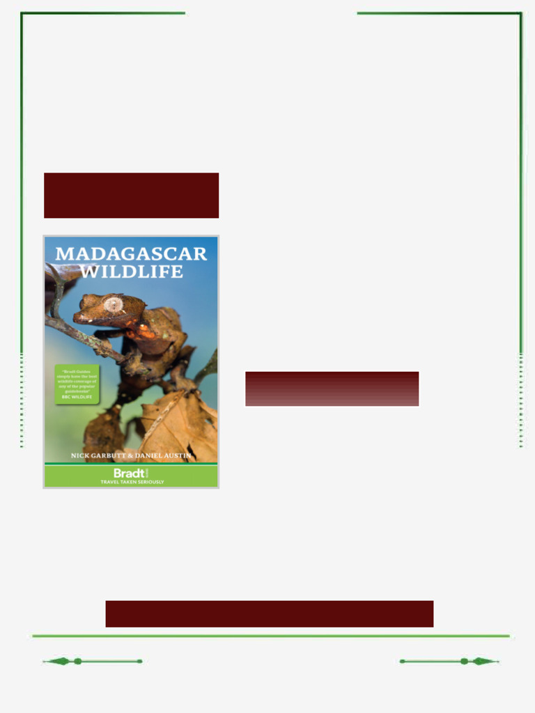 Madagascar Wildlife Nick Garbutt eBook multi-format version | PDF