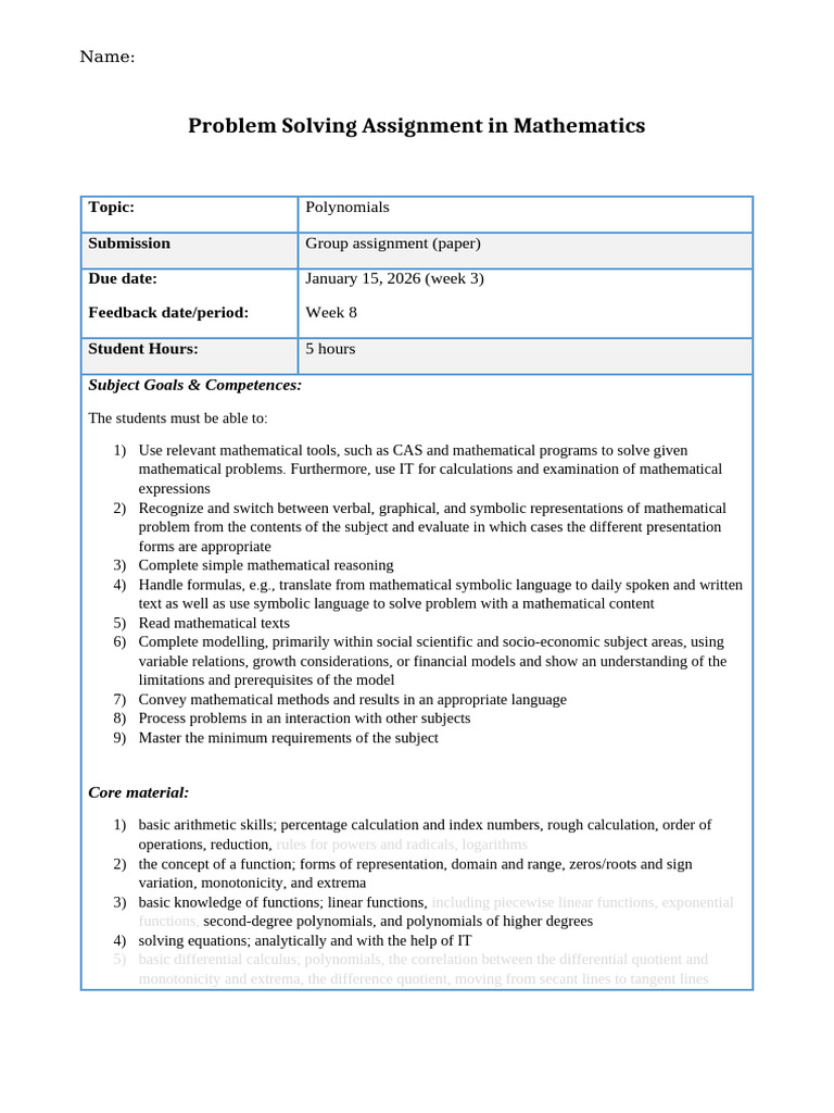 1-4-B Save as your names. Polynomials_5 hours_ week 3 (2026) | PDF ...