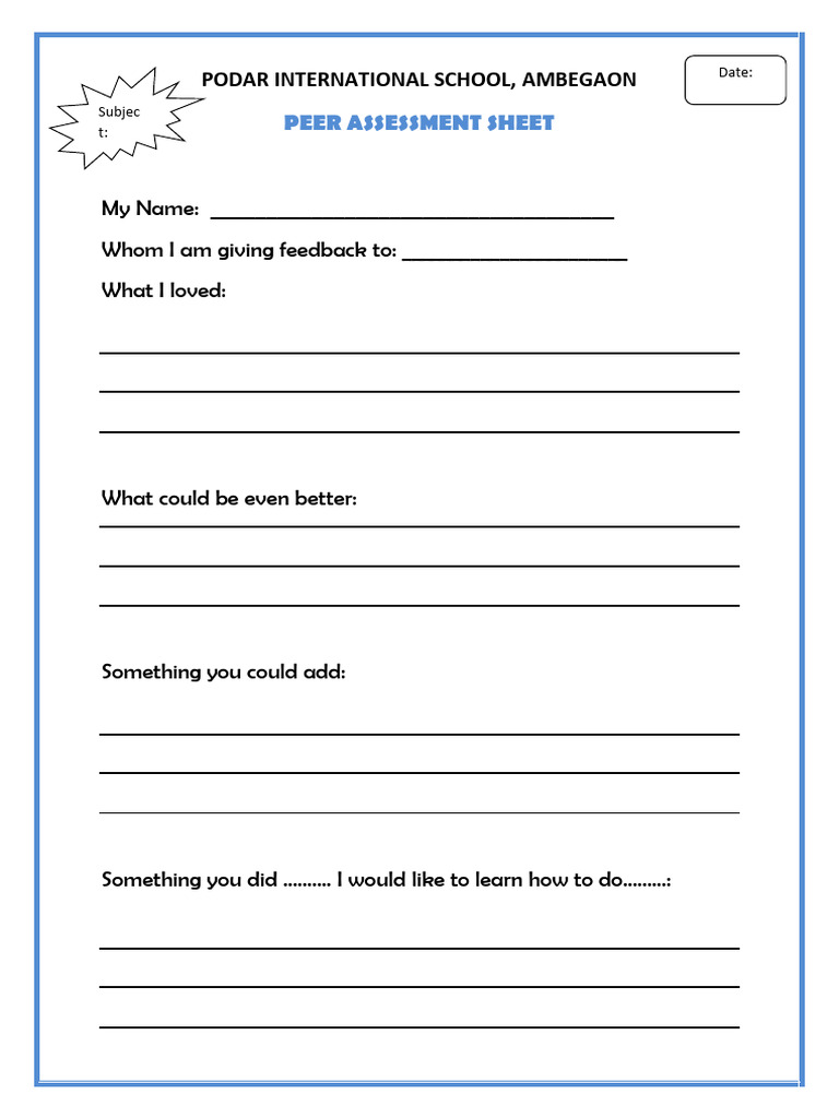 1713880601774.PEER-ASSESSMENT-SHEET (3) | PDF