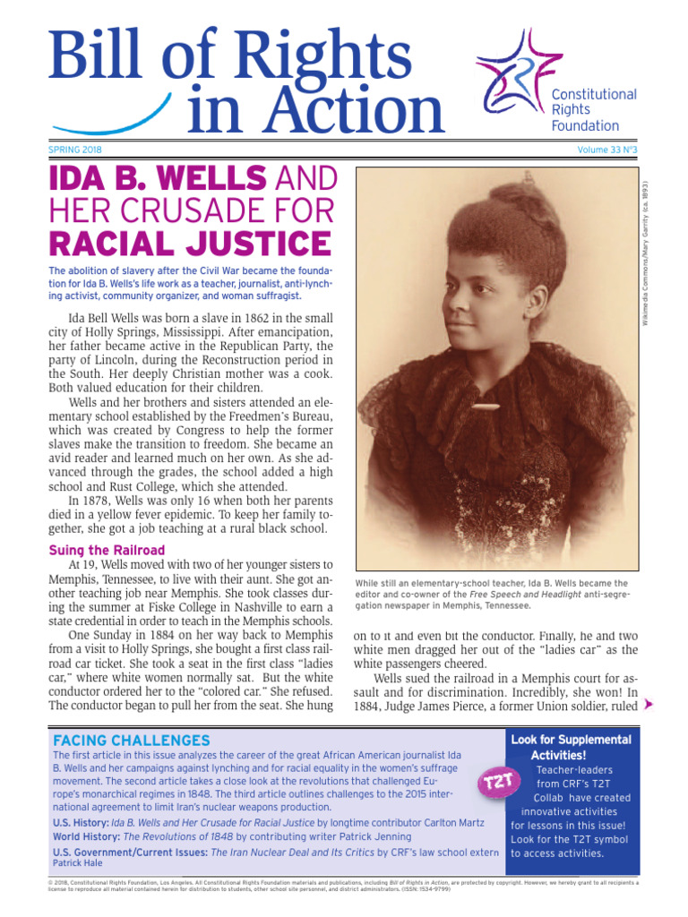 Ida B. Wells: Anti-Lynching Activist | PDF | Lynching