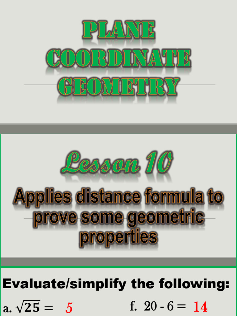 LESSON-10 | PDF | Triangle | Geometry