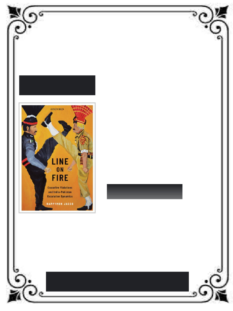 Line on Fire: Ceasefire Violations and India–Pakistan Escalation ...