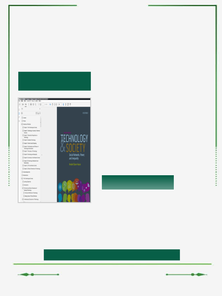(Original PDF) Technology and Society Social Networks, Power and Inequality 2nd eBook full bonus ...