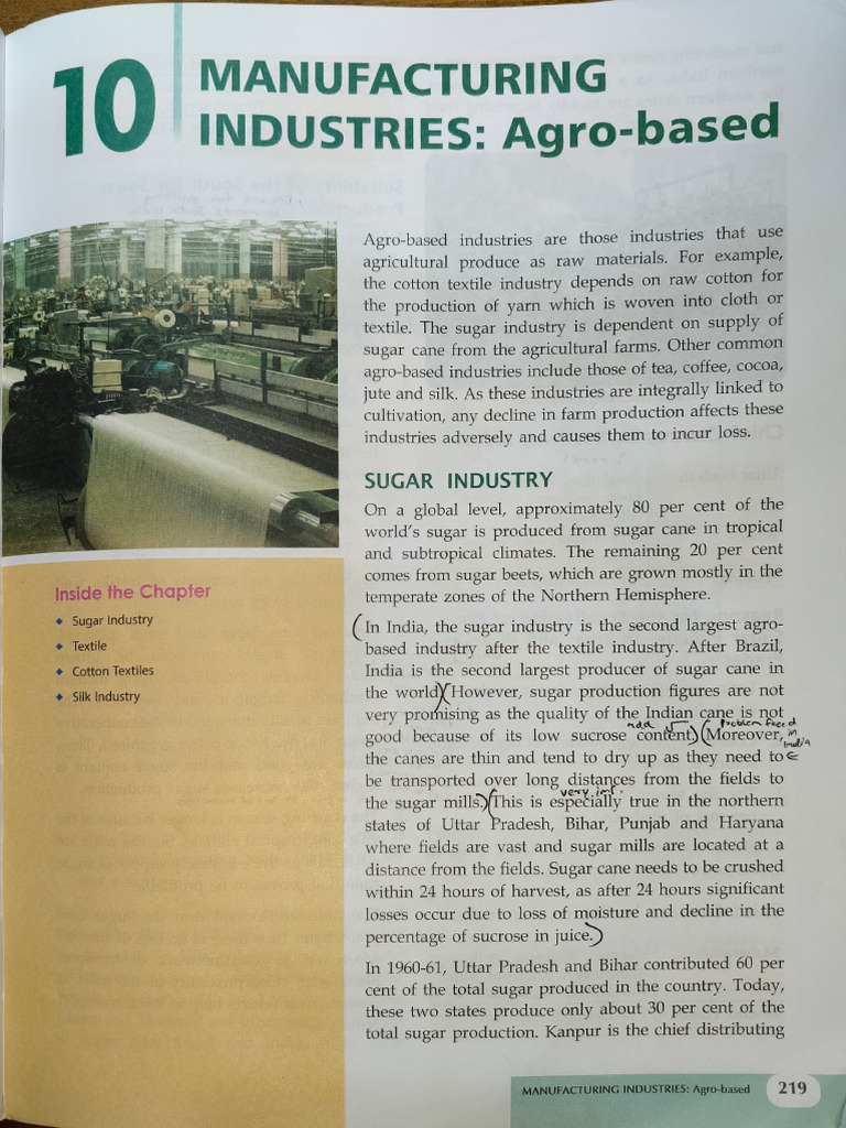 Manufacturing Industries - Agro-Based | PDF