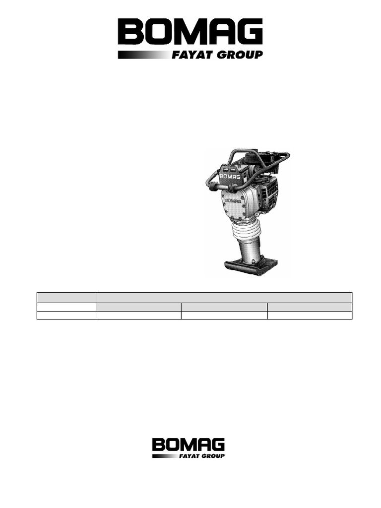 Vibroapisonador BT 80 | PDF | Engines