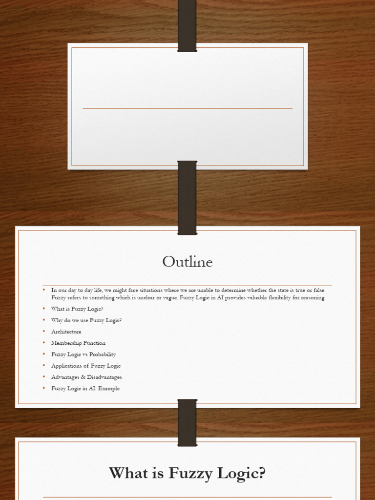 Lec-8 Fuzzy Logic | PDF | Fuzzy Logic | Logic
