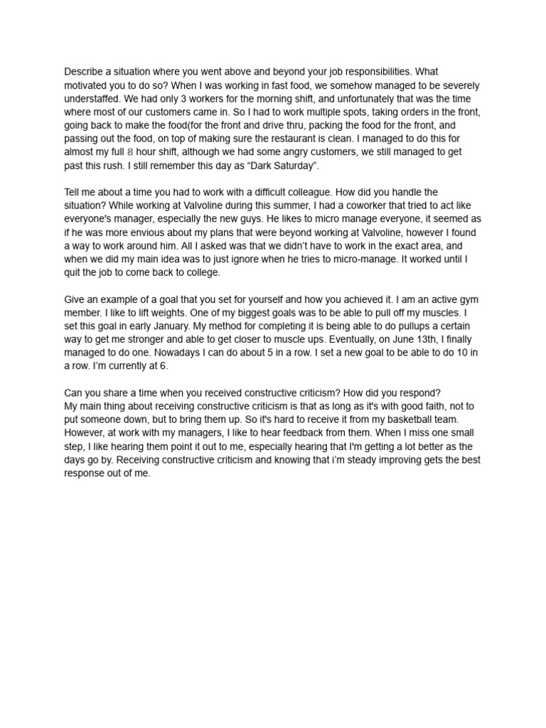 Interview Questions | PDF