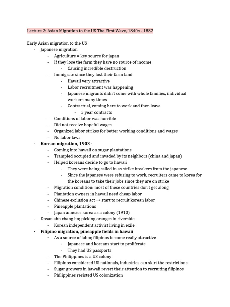 ASAM 1 notes (1) | PDF | Hawaii | Philippines