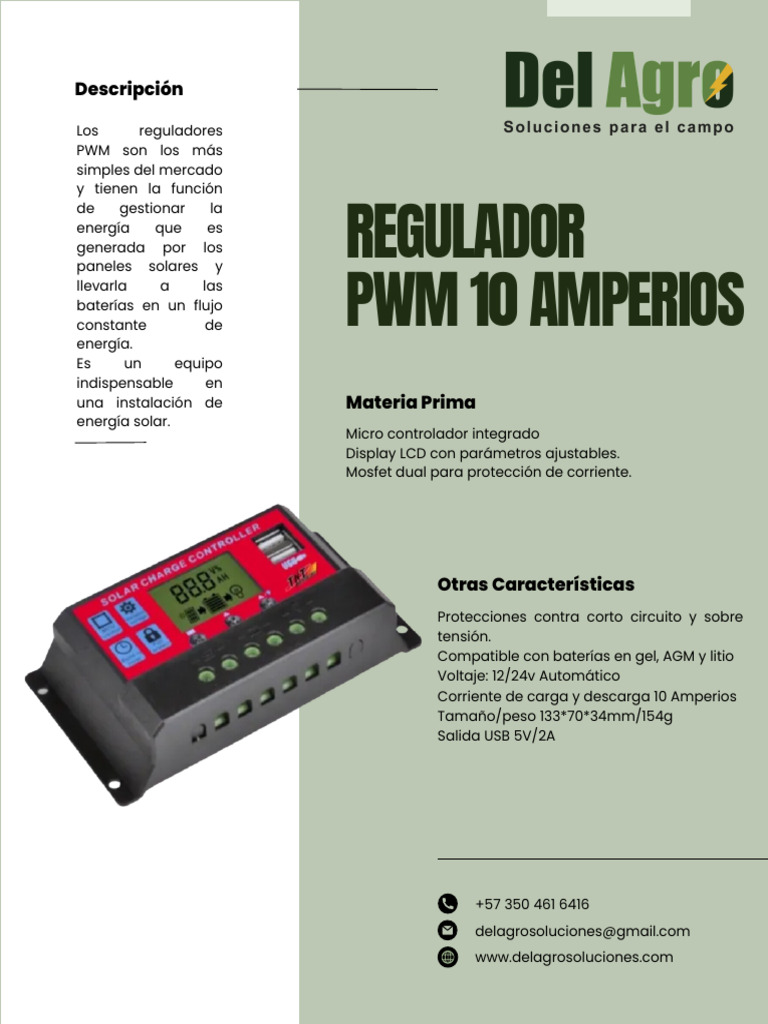 Ficha Reguladores Pwm | PDF | Red eléctrica | voltaje
