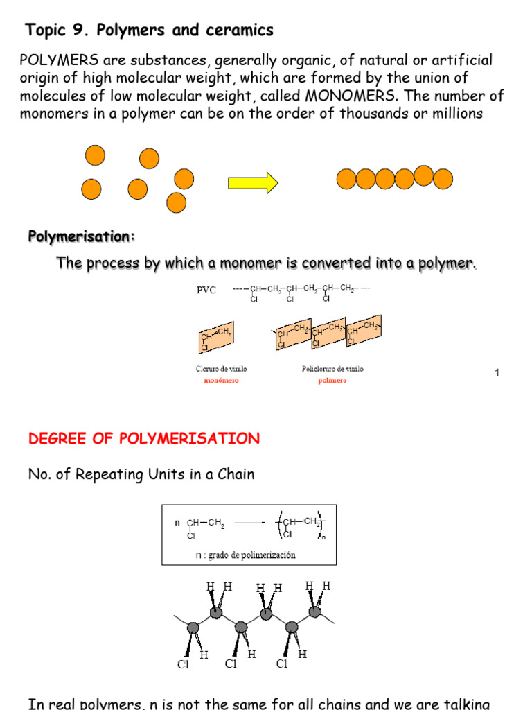 Tema 9 Ceramics and Polymers | PDF | Polymers | Silicon Dioxide