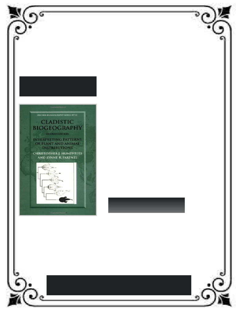Cladistic Biogeography Interpreting Patterns of Plant and Animal ...