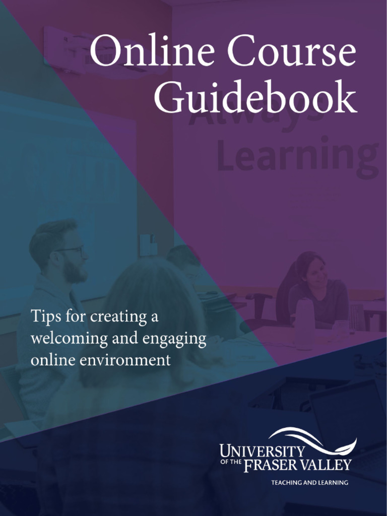 Online Course Guidebook (08 2024) | PDF | Educational Technology
