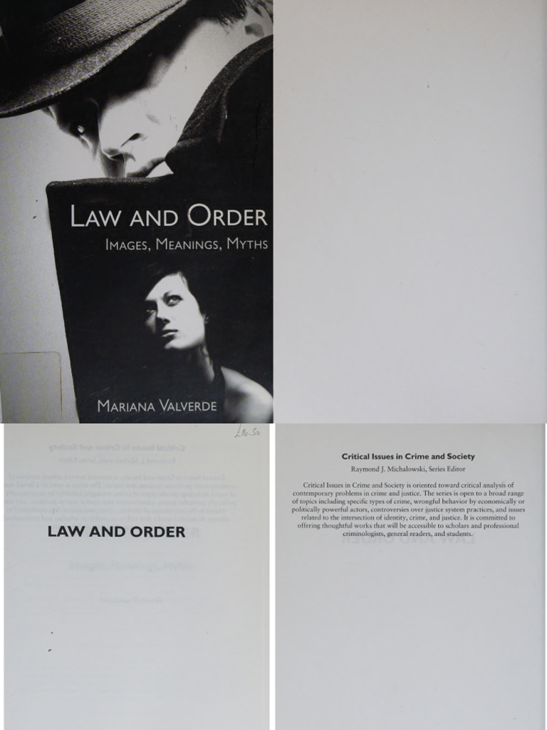 Law and Order _ Images, Meanings, Myths - Ch1-3 | PDF | Age Of ...